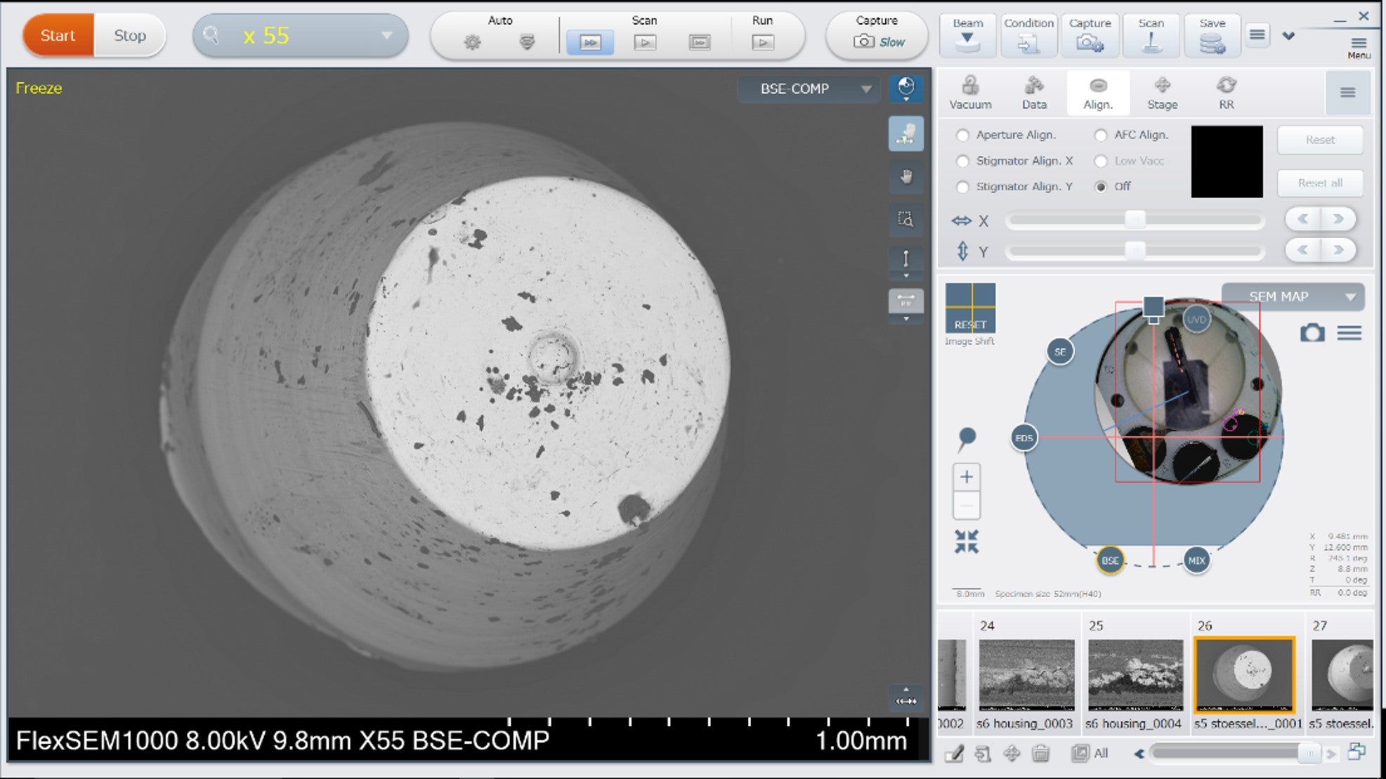 FlexSEM1000 II Compact Scanning Electron Microscope (SEM)